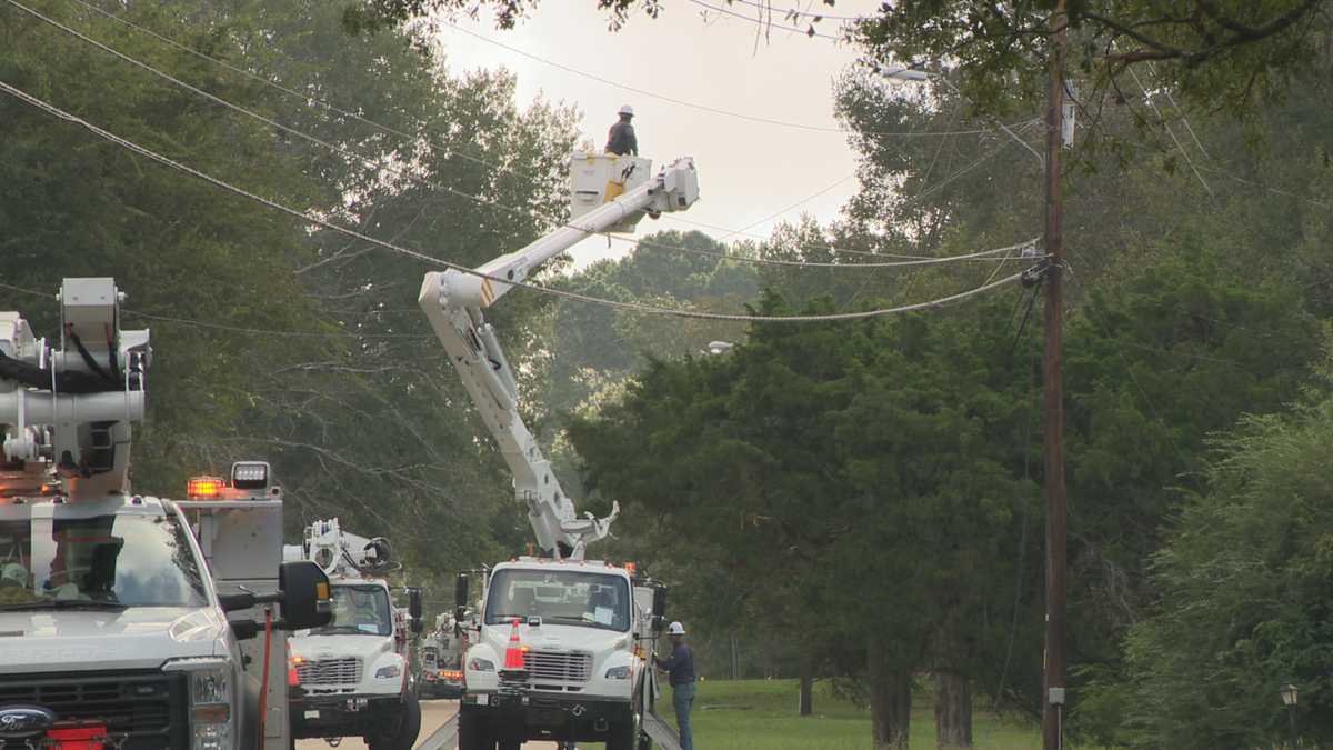 Power knocked out in neighborhood after lines pulled down by suspected ...