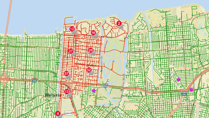 Lakeview Entergy power outages
