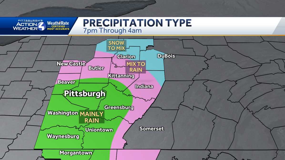 Western Pa. weather: Ice storm warning, winter weather advisory issued ...