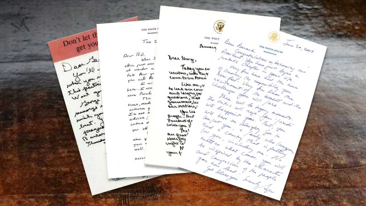 Read The Letters Outgoing Presidents Left For Their Successors In The