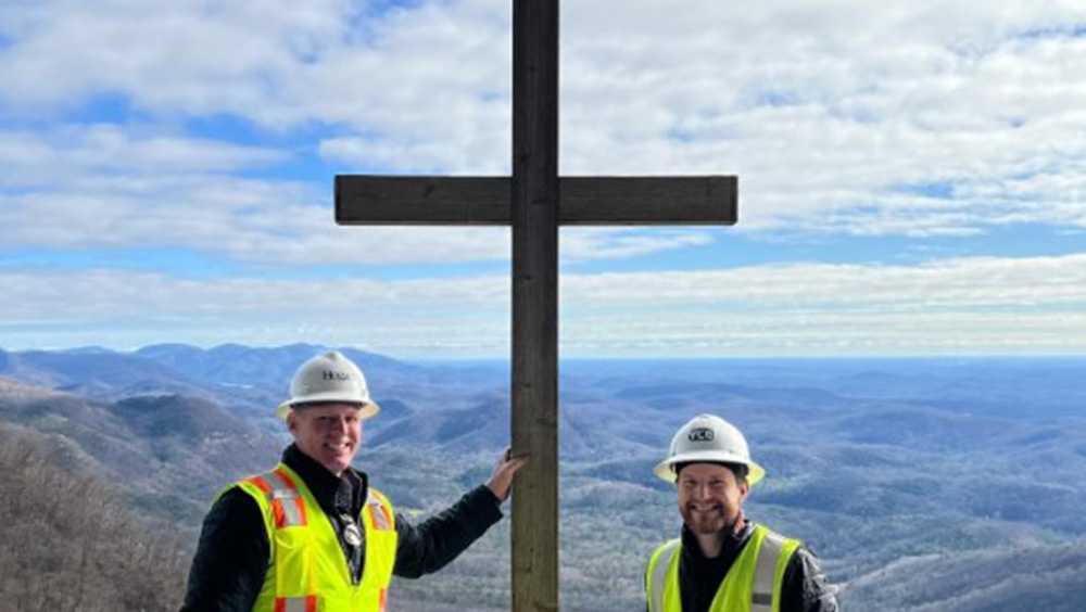 SC: Pretty Place cross erected as sign of Helene recovery