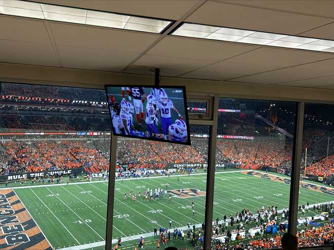 LOOK: Bengals fans 'Stripe the Jungle' at Paycor