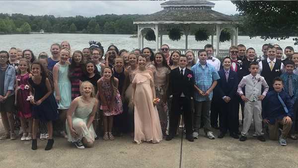Fifth-grade girl with cancer dances night away at her 'dream prom'