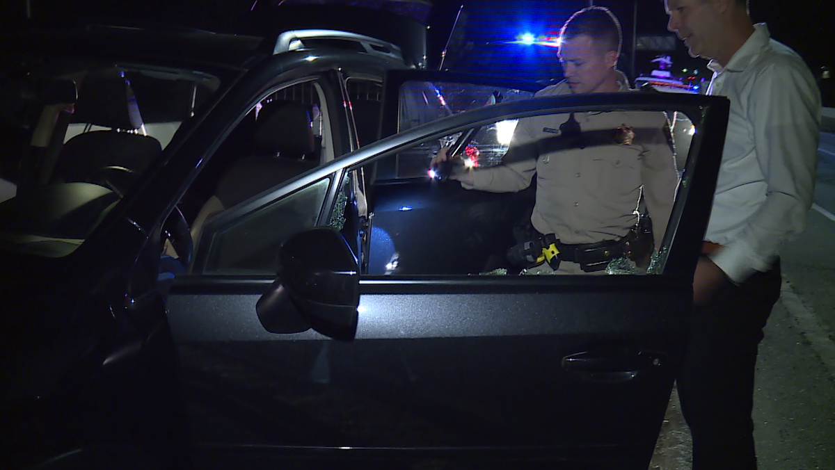 Highway projectile throwing subject could face felony charges