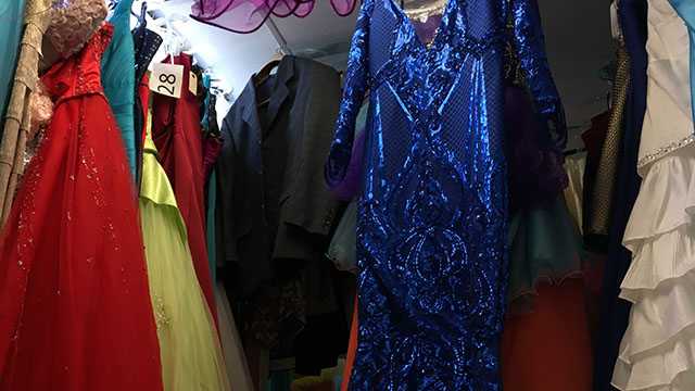 Donated dresses, suits make prom affordable for many students