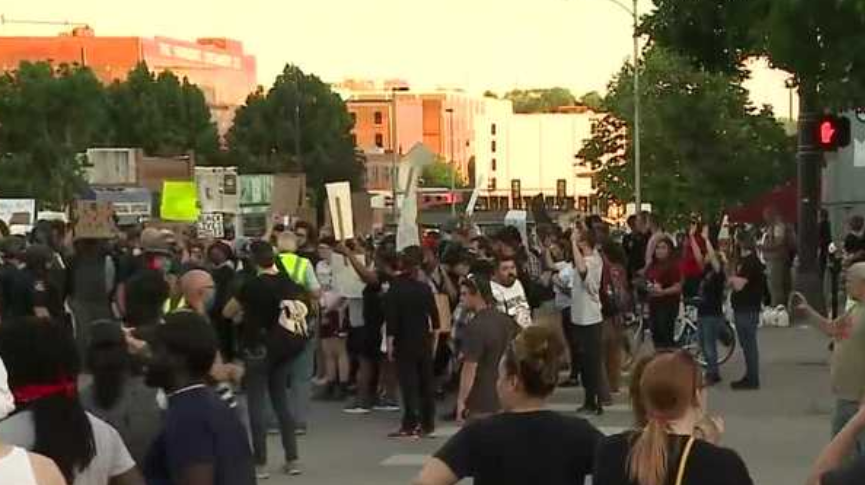 Arrests made, pepper balls deployed as protesters gather near 13th and ...