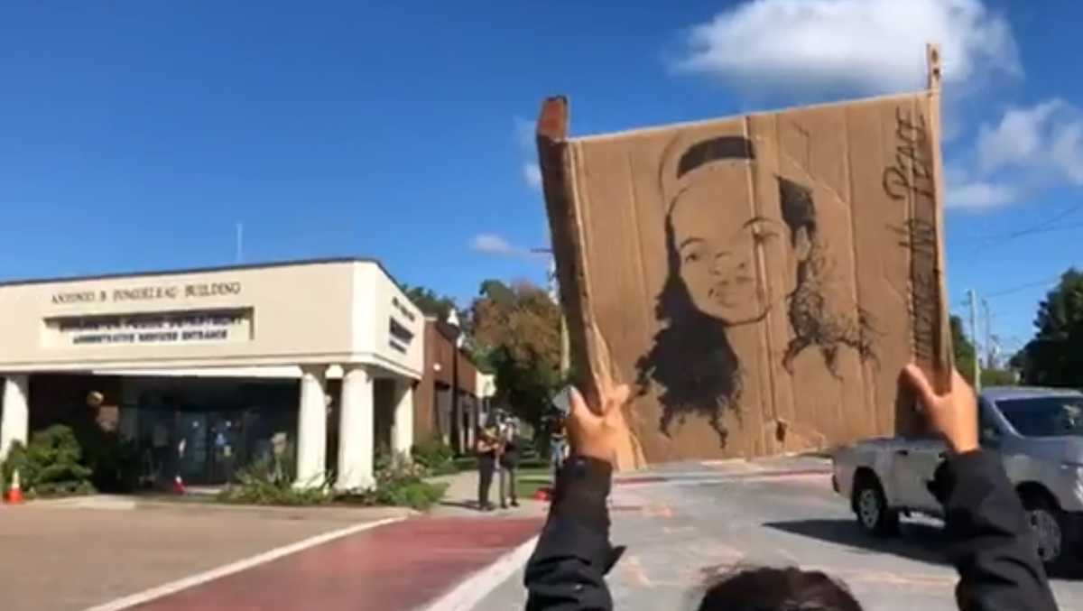 Protest sparked by Jacob Blake shooting continues in Burlington