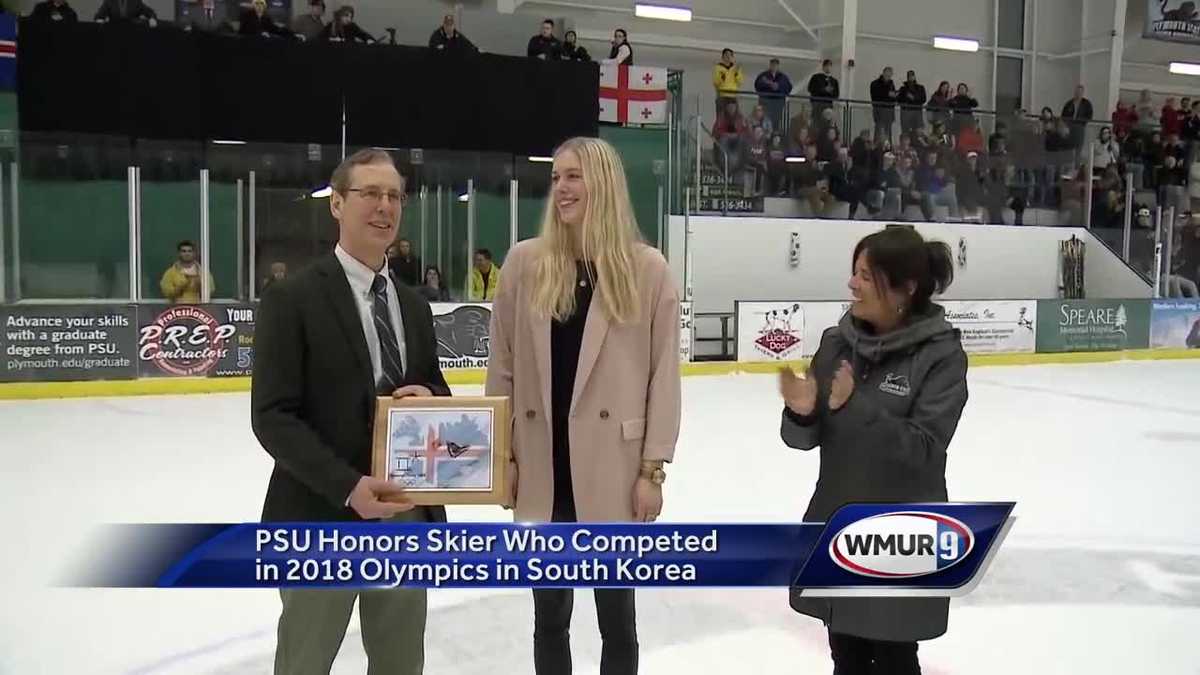 Plymouth State University honors student who competed in Olympics