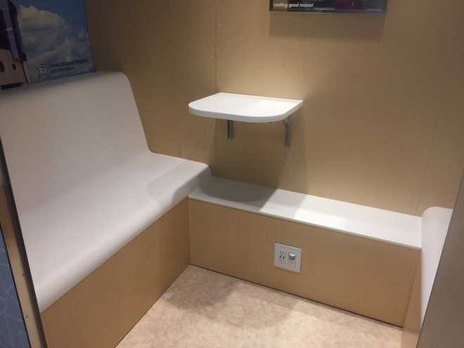 DSM Airport provides new nursing pods