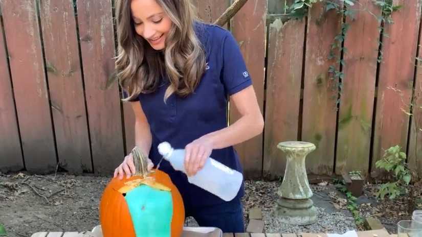 Weather Wednesday: Pumpkin Volcano