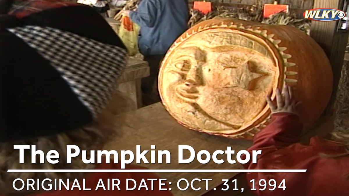 WLKY ARCHIVES: Doctor brings scalpel skills to pumpkin carving