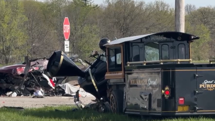 Purdue University train mascot involved in deadly crash in northern Indiana