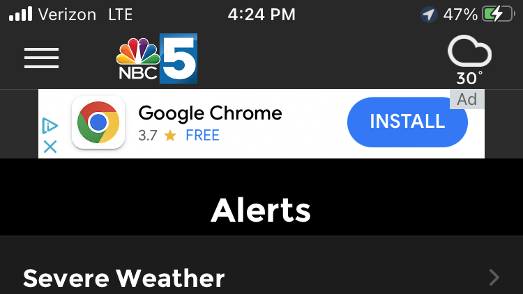 How to enable push website and push notifications from MyNBC5