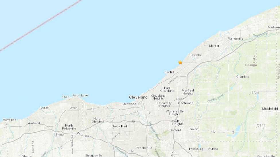 Magnitude 1.5 earthquake recorded in northeast Ohio, USGS says