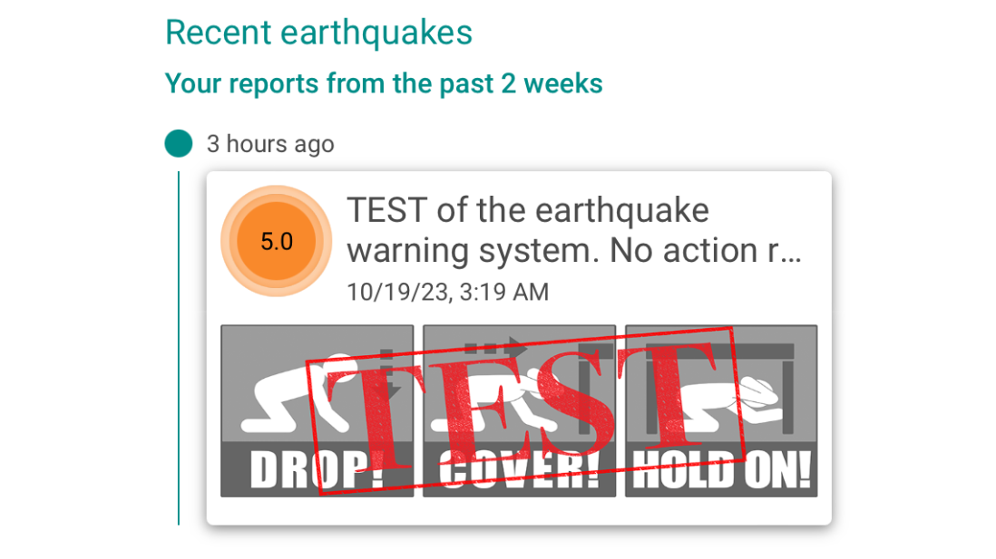 Did you get a MyShake test alert at 3 a.m.? USGS says it was ‘likely a ...