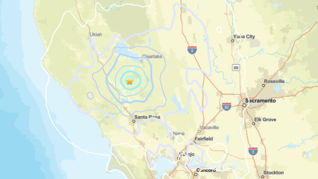 4.1-magnitude quake hits north of Santa Rosa, USGS says