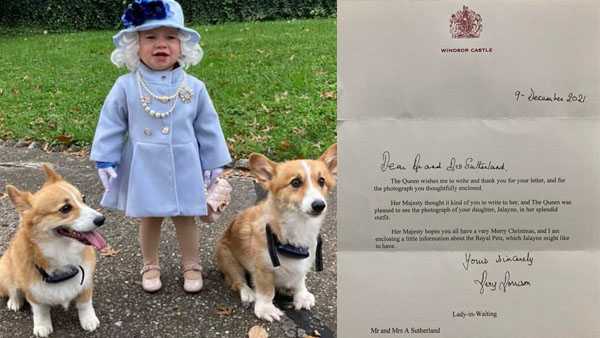 Queen Elizabeth sends letter to Florence toddler who dressed as her