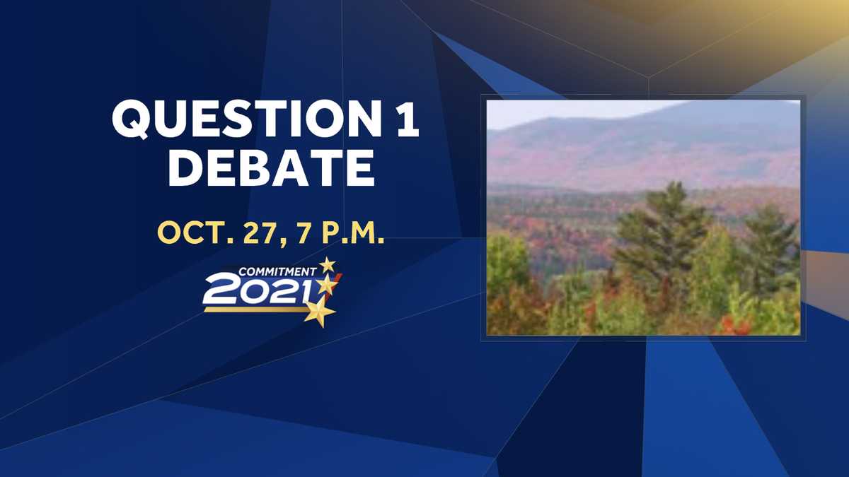 WMTW News 8 to hold Question 1 debate Wednesday at 7 p.m.
