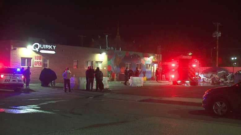 Tensions reignited over homeless encampments near Quirky Books amid fire