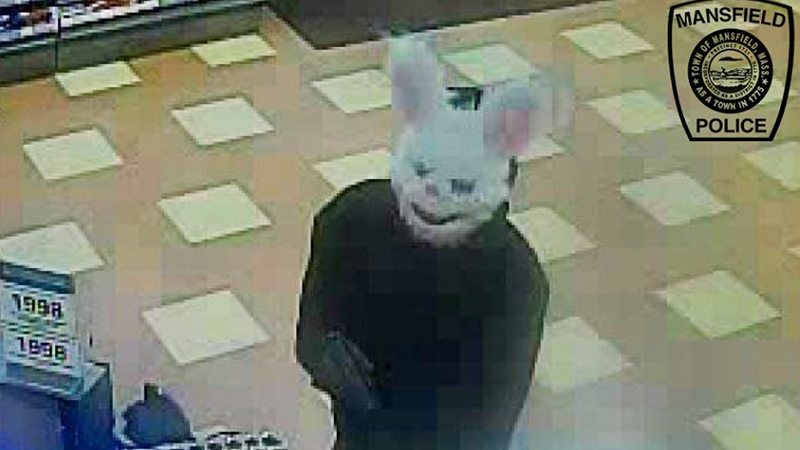 Overnight rain helps robber in rabbit mask evade police search