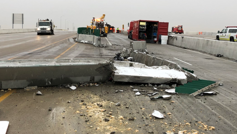 I-94 south reopens 10 hours after crash through median