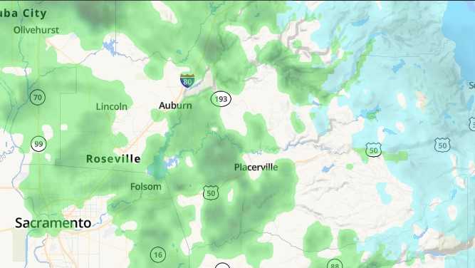 Doppler Radar map | Track Northern California rain and snow