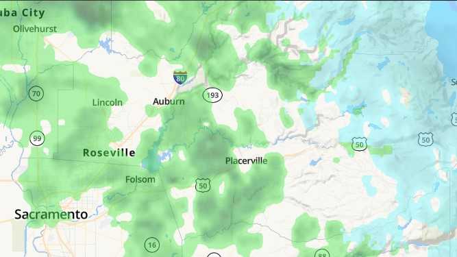 Doppler Radar map | Track Northern California rain and snow