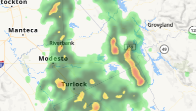 Doppler Radar map | Track Northern California thunderstorms