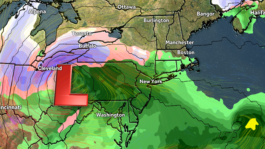Strong coastal storm to pass south of NH Thursday Night, Friday