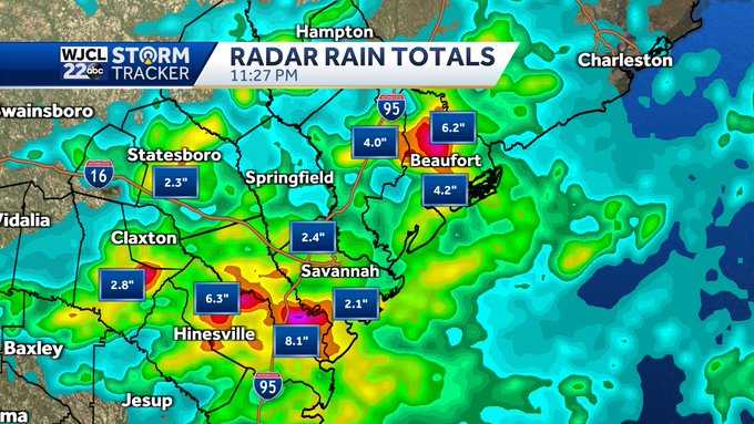 Savannah: Impact Weather Day Friday as more downpours likely