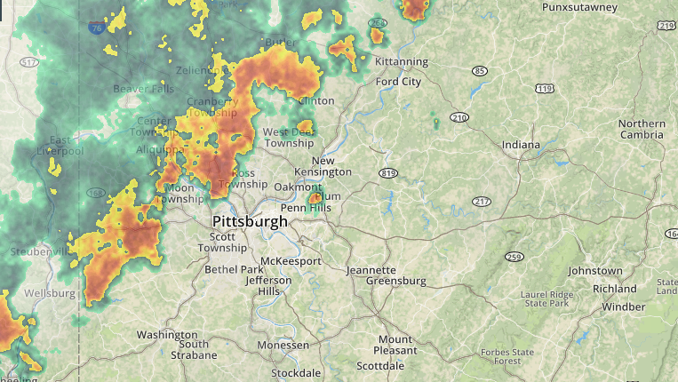 Severe storms expected to move through Western Pa. Sunday evening Severe storms expected to move through Western Pa. Sunday evening