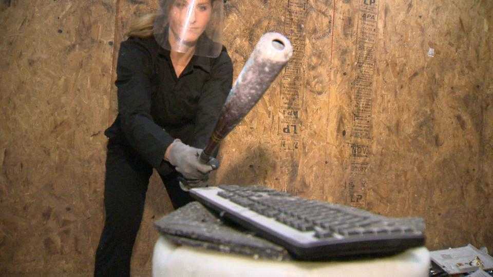 Break stuff at Rage Room to relieve stress