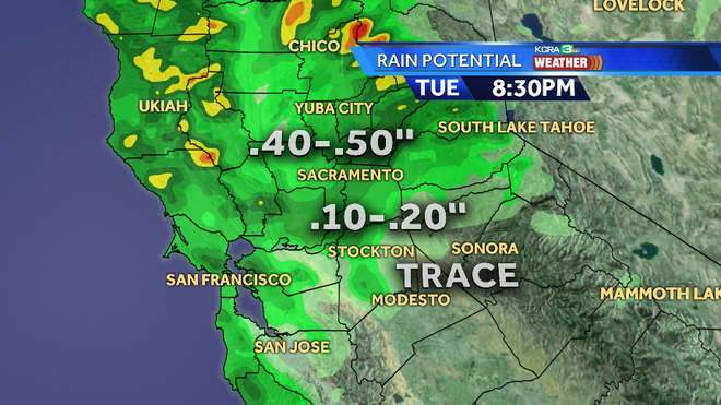 Here’s where and when we expect the rain to hit