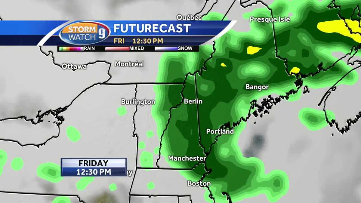 Rain Thursday, Friday before Memorial Day weekend