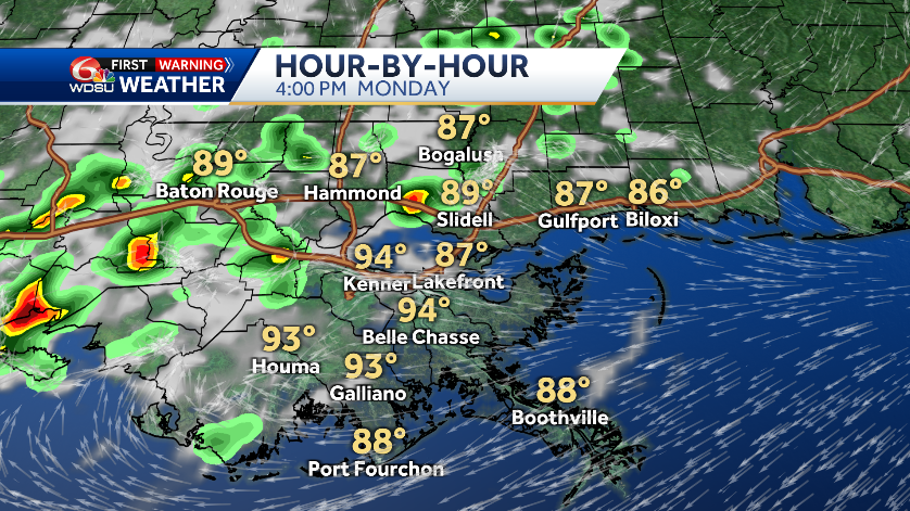 Rain Chances Increase for New Orleans Next Week