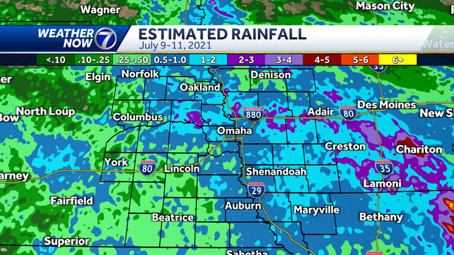 Recap: Severe wind and rain reports from the weekend storms