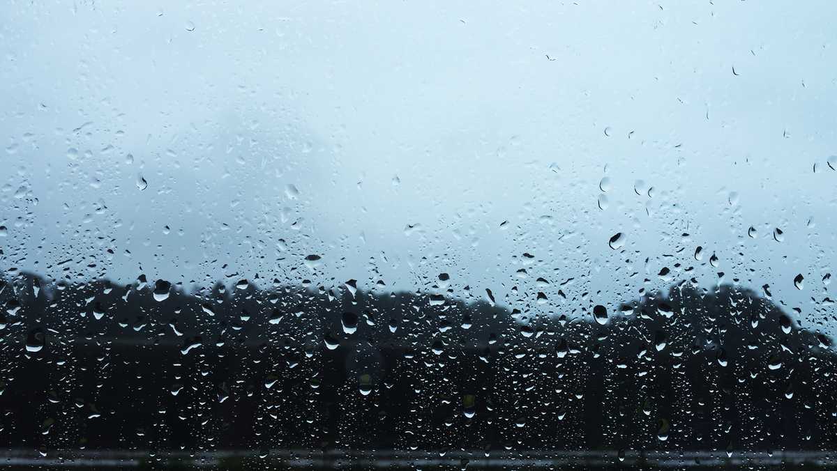 Rain pounds Central Coast roofs overnight