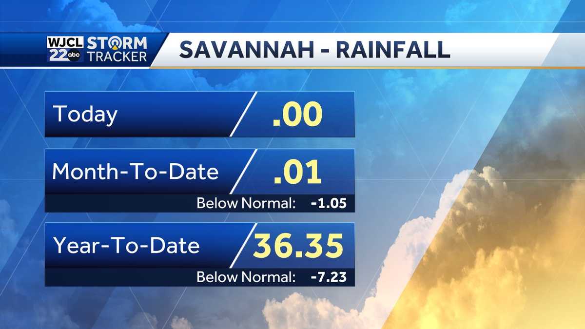 Savannah: Tracking rain chances and timing