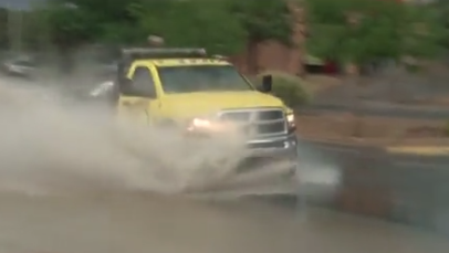 Flash floods slam Duke City during Monsoon season