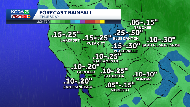 NorCal forecast: Increasing clouds this afternoon before showers tonight