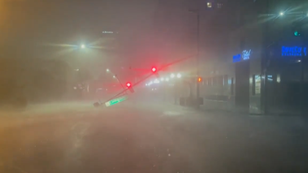 VIDEO: Central Florida hit with punishing winds, flooding rains from Ian