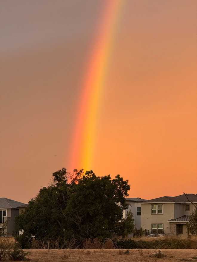 Rainbow dazzles in Sacramento area. How they form explained