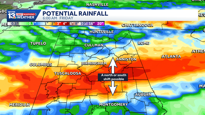 Alabama's Weather Forecast: Warmer, storms ahead for Thursday