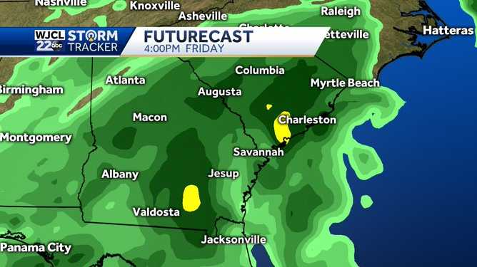 Another round of rain on the way for Friday