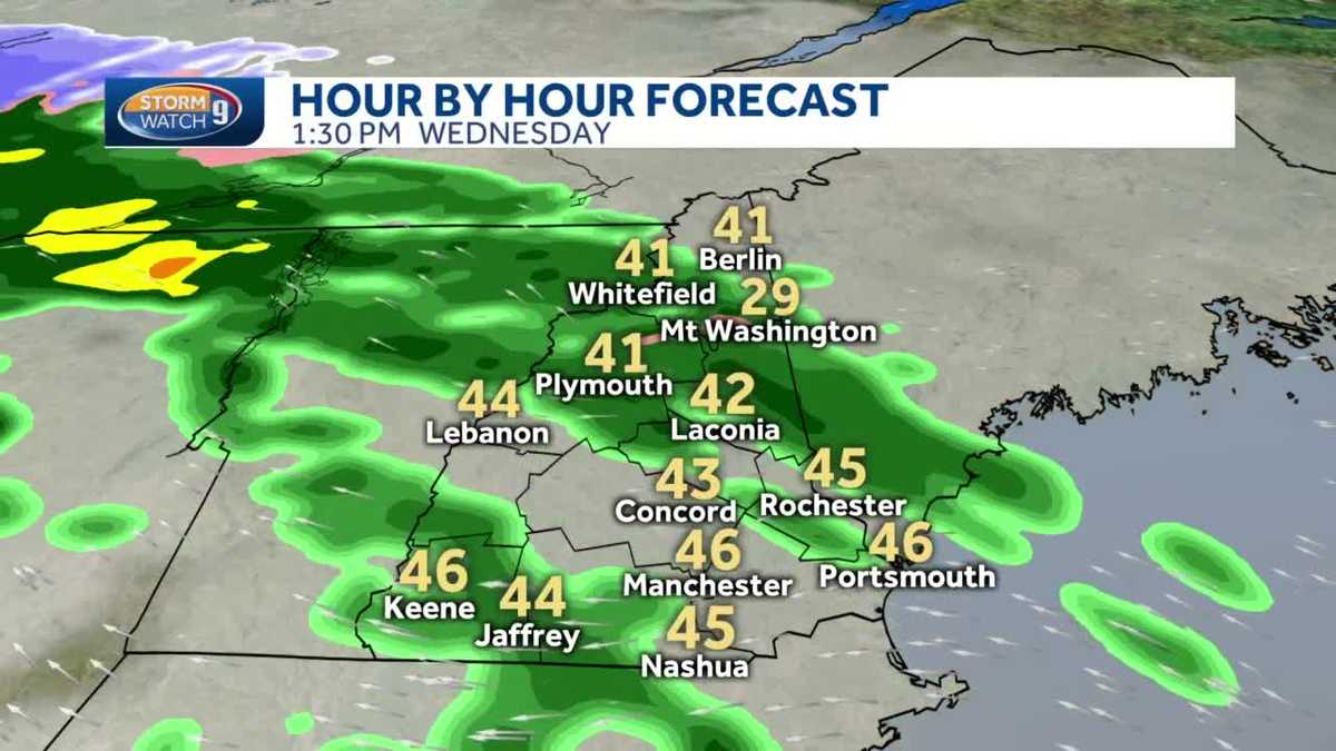 Rain likely for part of the busy travel day Wednesday; snow possible up ...