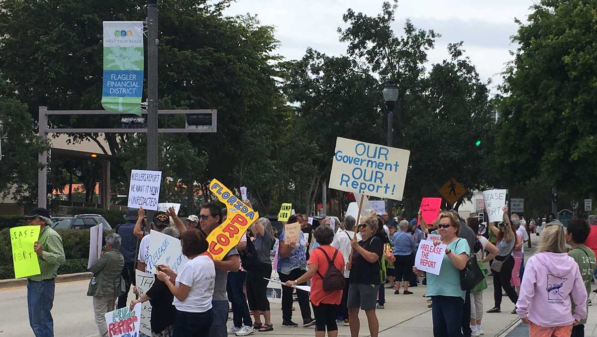 West Palm Beach rally demands release of Mueller report