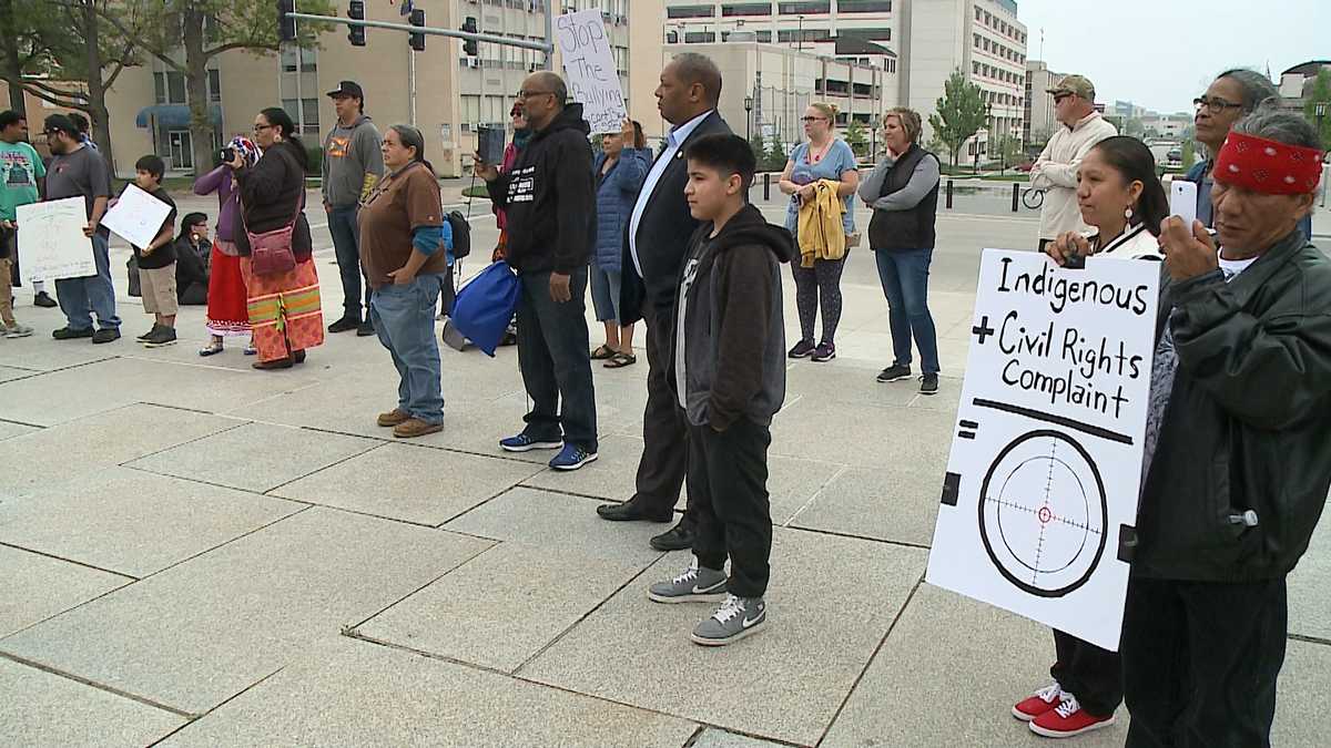 Native leaders rally for justice on Capitol steps