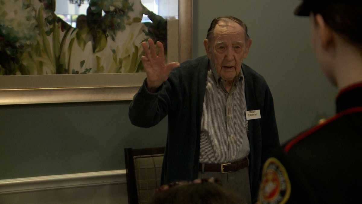 Louisville WWII veteran gets surprise party for 102nd birthday