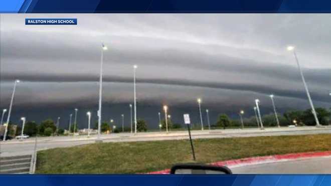 Omaha severe thunderstorms wind, hail Wednesday morning