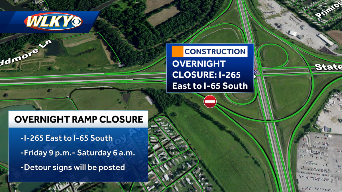 Ramp closure rescheduled for overnight Friday in Clark County